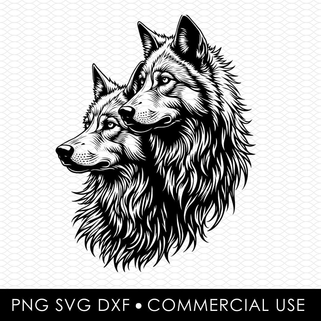 Wolf Svg, Wolf Png, Wolf Dxf, Wolf Cut File, Wolf Png Design, Wolf Dxf ...