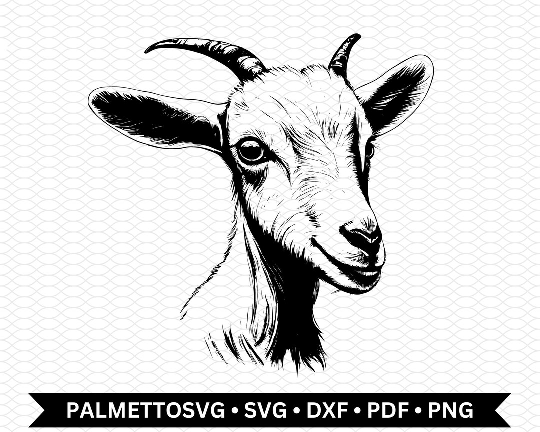 Goat Svg, Goat Dxf File, Goat Cut Files, Goat Clip Art, Goat Png, Goat ...