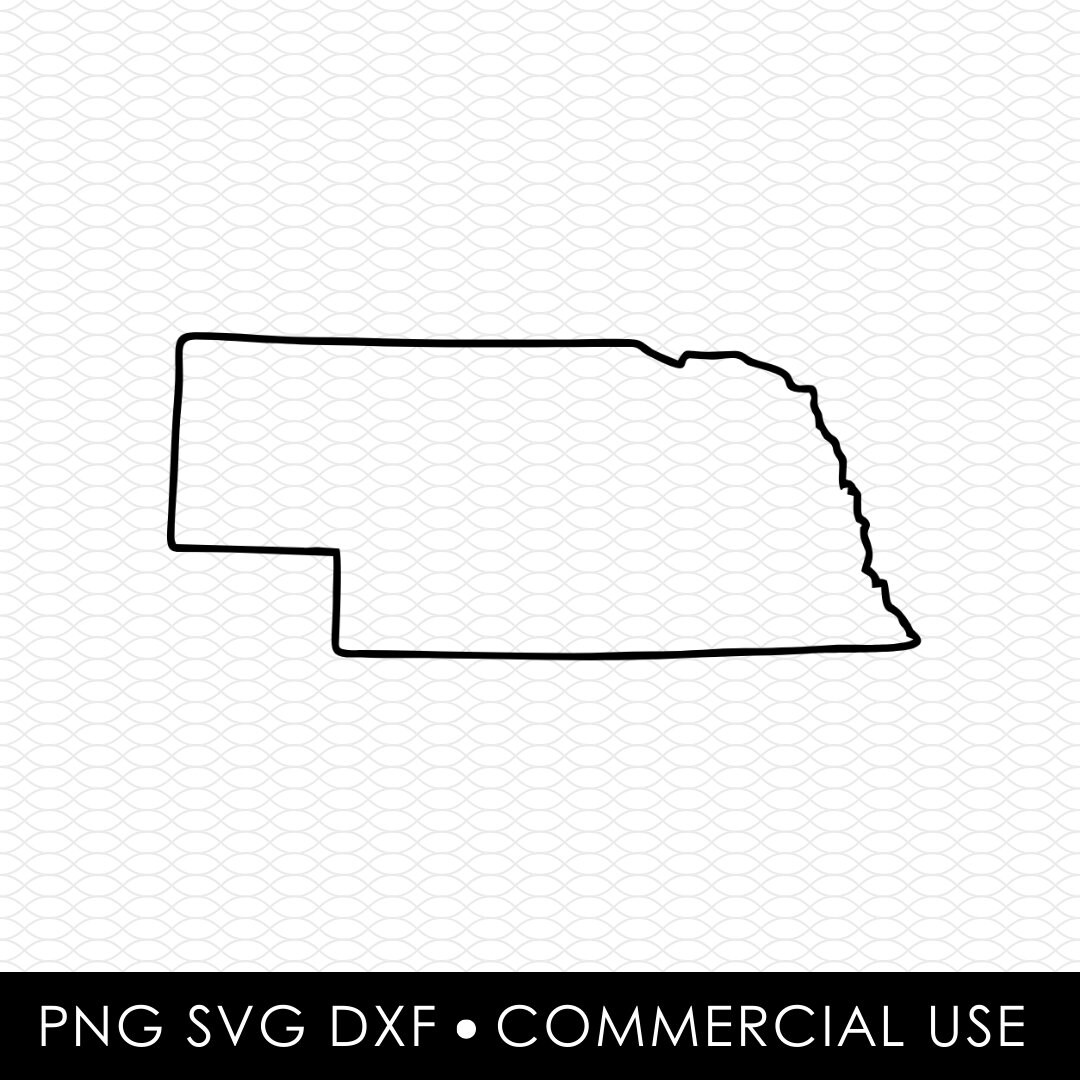 Nebraska Outline Svg, Nebraska Png, Nebraska Svg, Nebraska Cut File ...