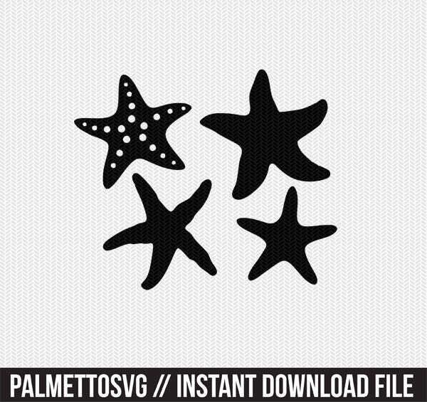 Star Fish Svg Dxf File Starfish Cut File Starfish Dxf Svg - Etsy