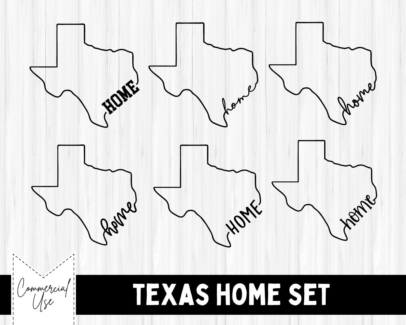 Texas Home Svg Texas Svg Texas Dxf File Texas Cut File - Etsy