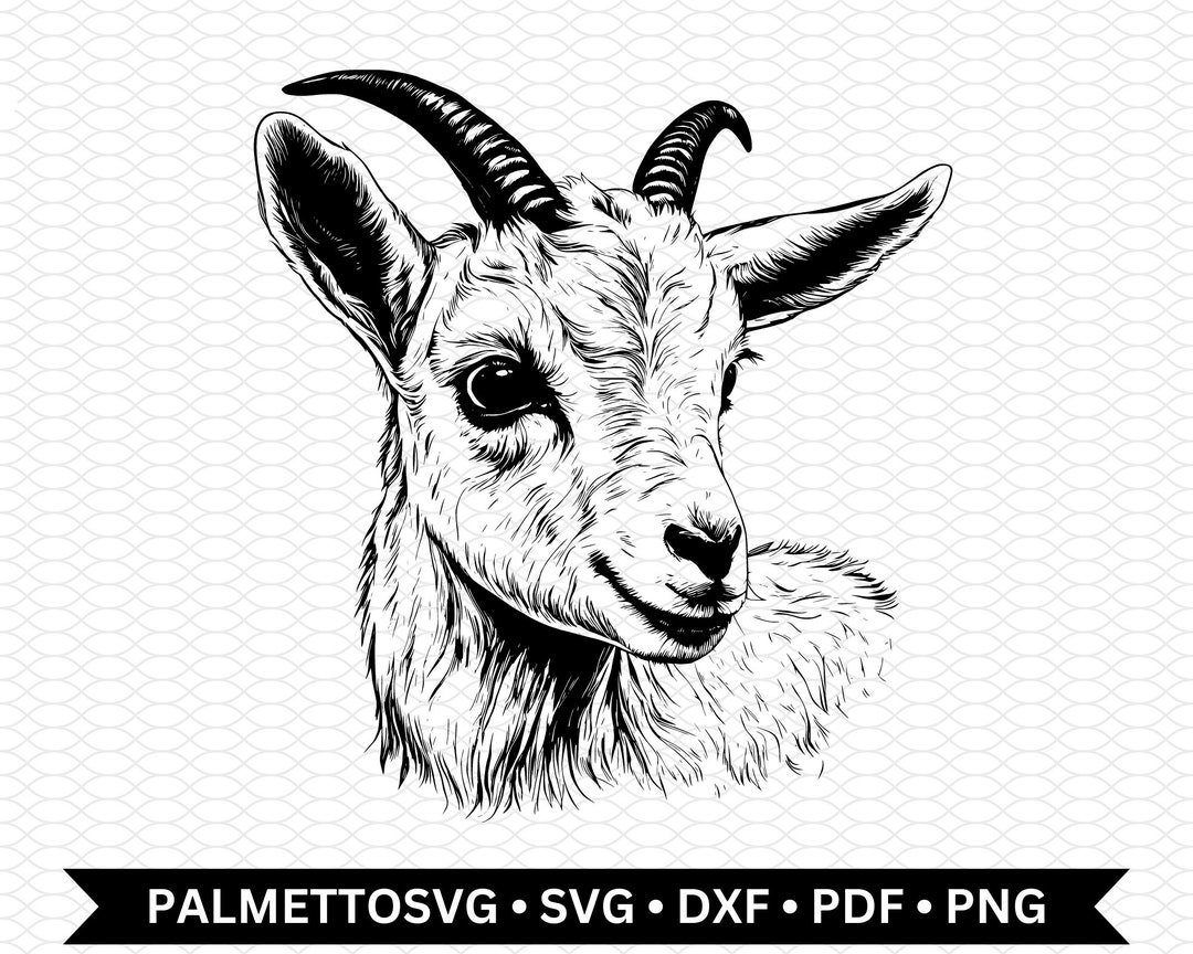 Goat Svg, Goat Dxf File, Goat Cut Files, Goat Clip Art, Goat Png, Goat ...