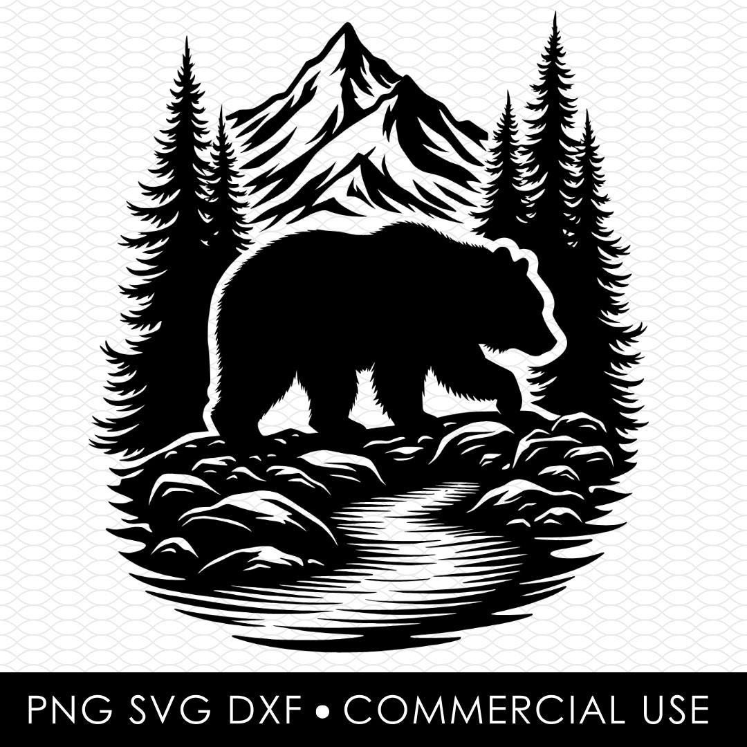 Bear Svg, Bear Png, Bear Png, Bear Dxf, Sublimation Designs, Png ...