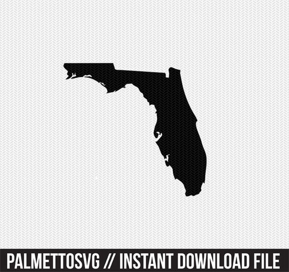 Florida Svg Florida Cut File Dxf File Cut File State Svg - Etsy