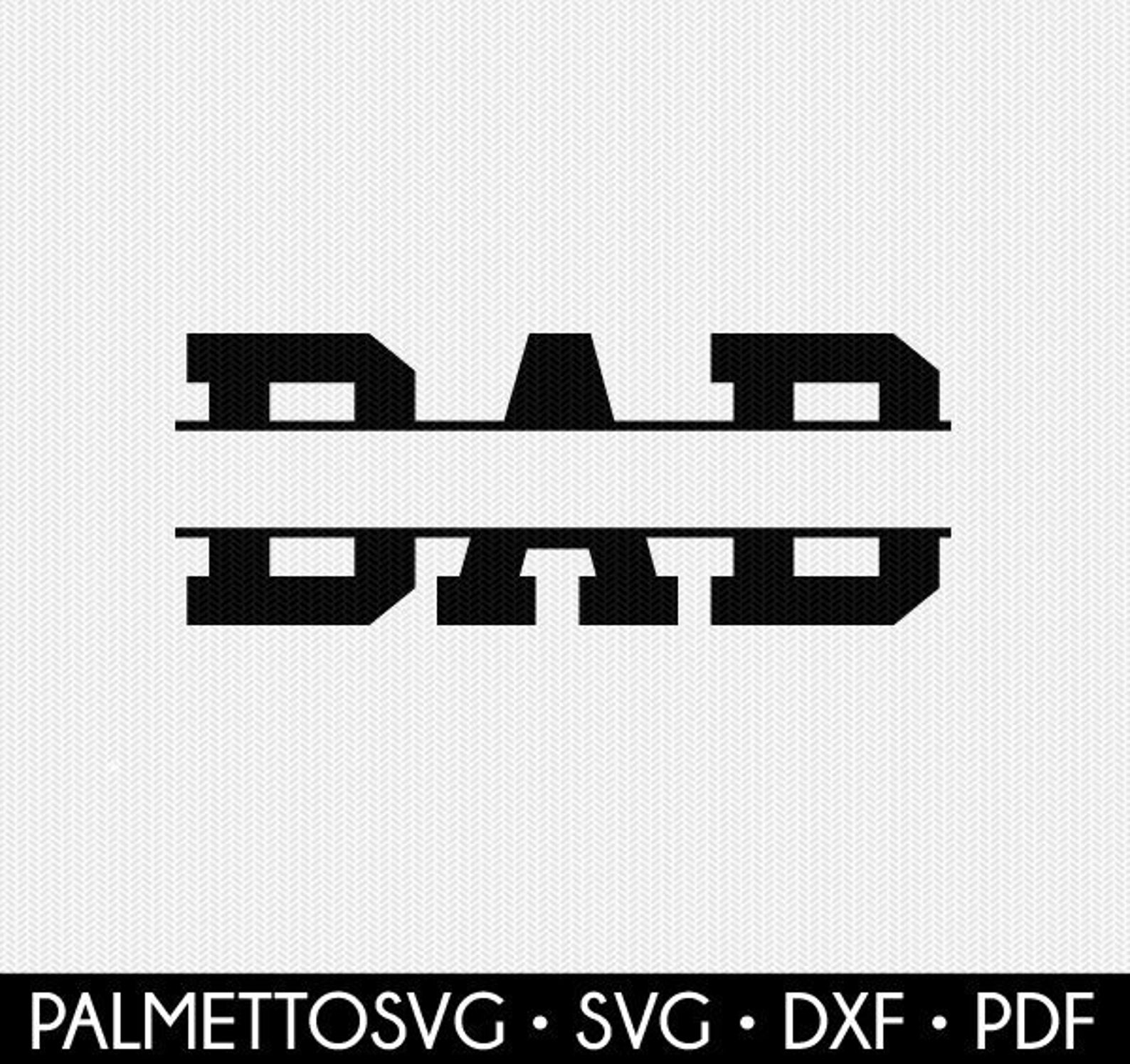 Dad Svg Dad Dxf File Dad Cut File Monogram Frame Svg - Etsy