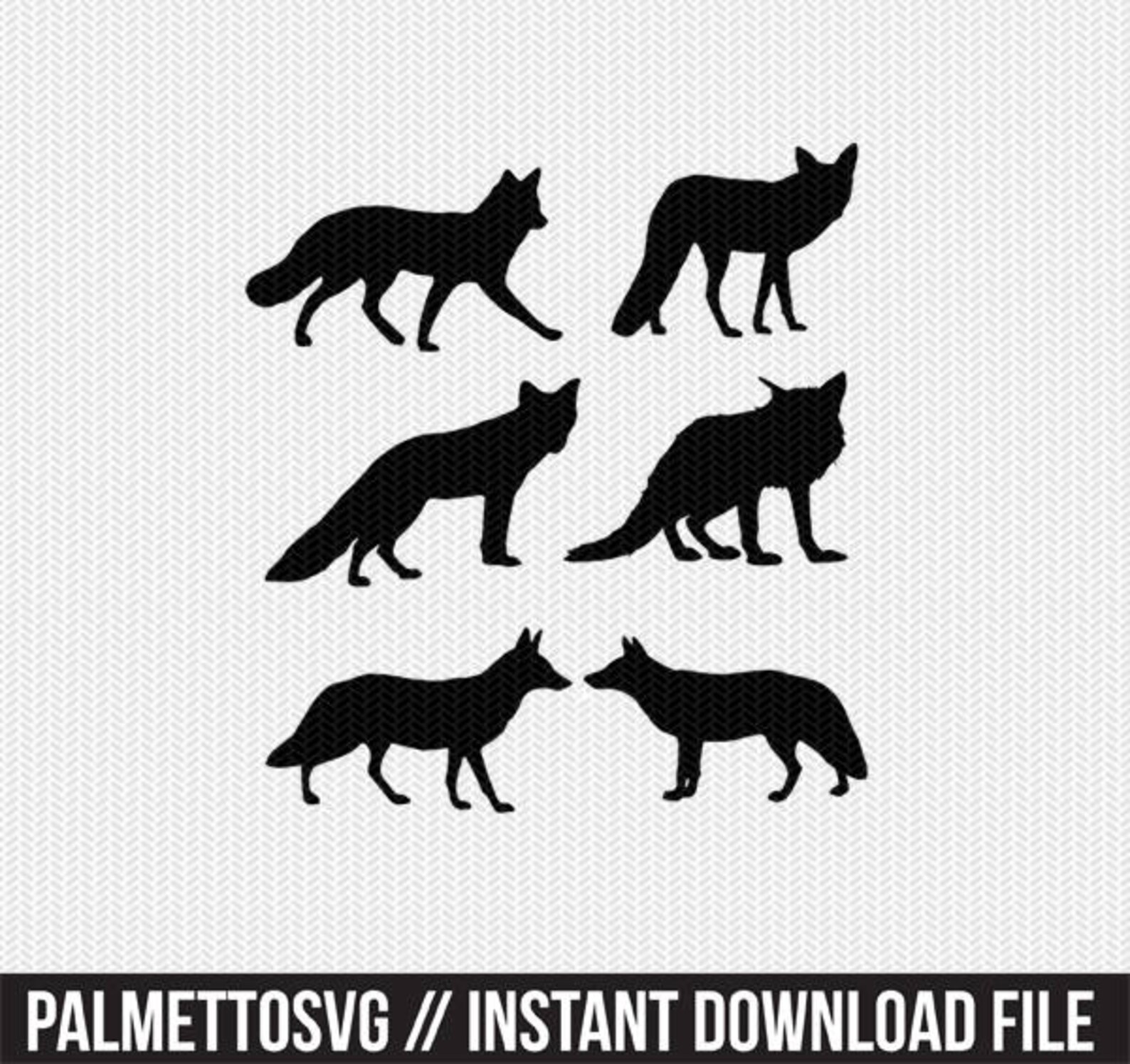 Fox Svg Fox Dxf File Fox Cut Files Fox Files for Cricut - Etsy