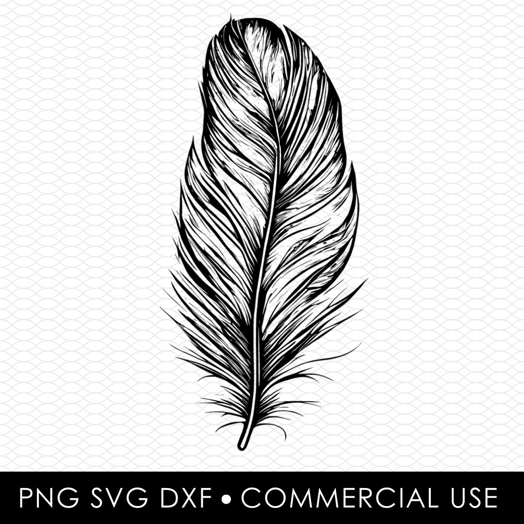 Feather Svg, Feather Png, Feather Cut File, Feather Sublimation Designs ...