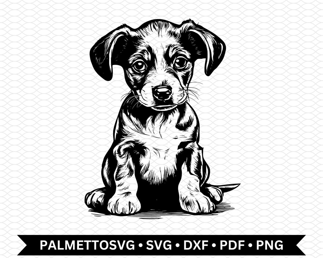 Puppy Svg, Dog Dxf File, Dog Cut File, Dog Png, Dog Clip Art, Cricut ...
