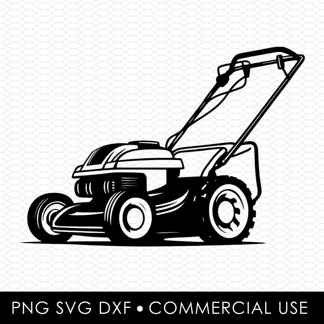 Lawn Mower Svg Dxf Png, Laser Cut File, Sublimation Design, Svg Cut ...