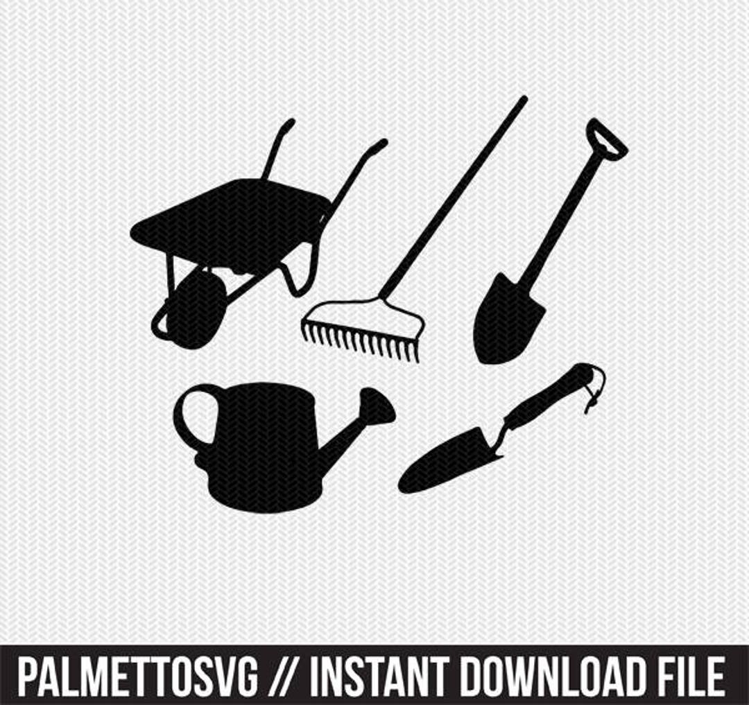 Garden Tools Svg Garden Svg Garden Dxf File Spring Svg - Etsy
