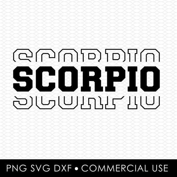 Scorpio Svg - Etsy
