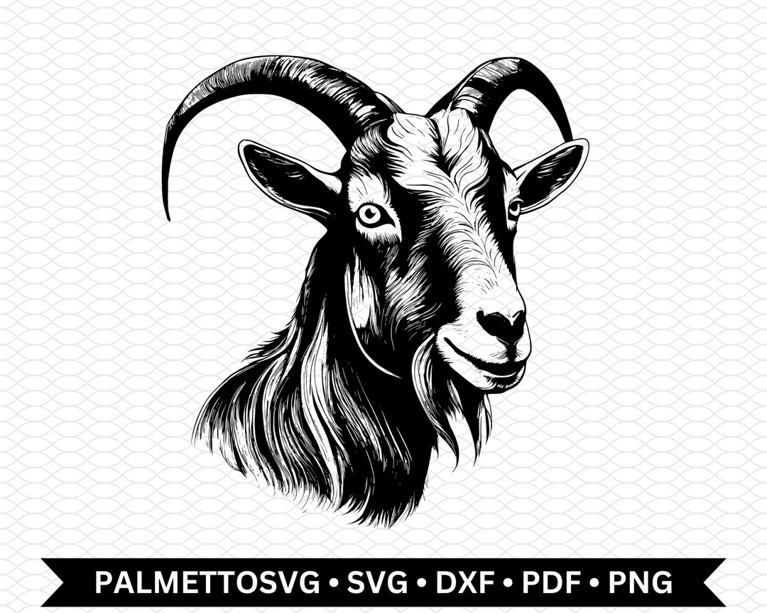 Goat Svg, Goat Dxf File, Goat Cut Files, Goat Clip Art, Goat Png, Goat ...
