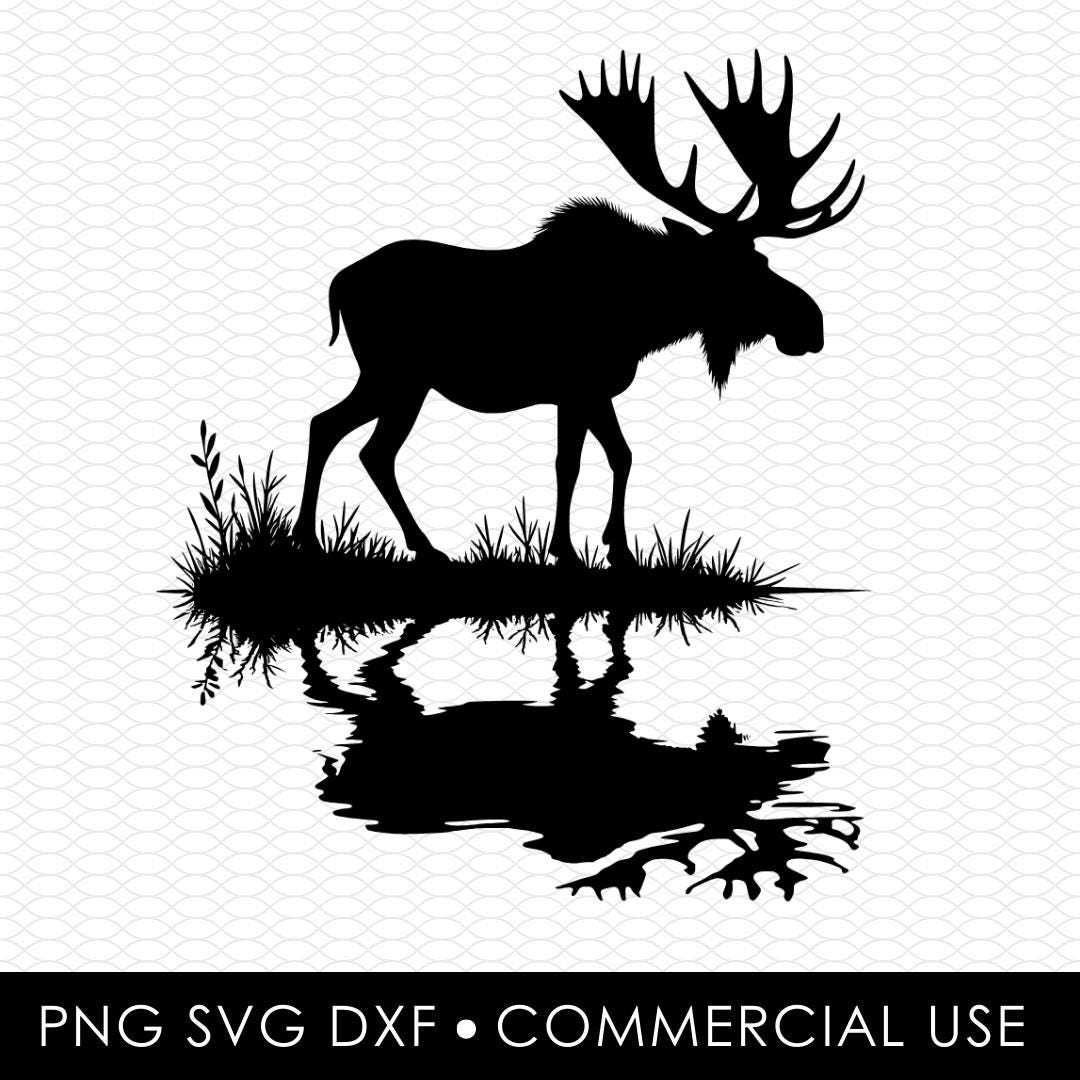 Moose Svg, Moose Png, Moose Dxf, Moose Cut File, Sublimation Designs ...
