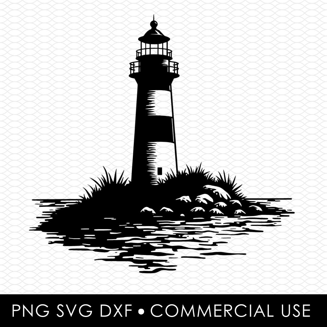 Lighthouse Svg, Lighthouse Png, Lighthouse Dxf, Sublimation Designs ...