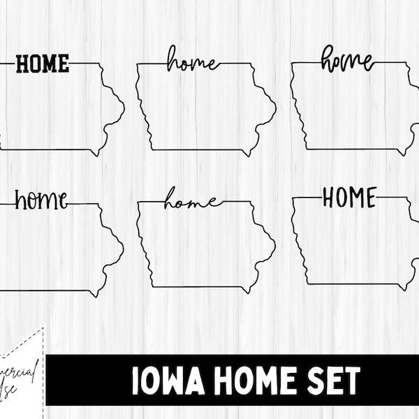 Iowa Svg - Etsy
