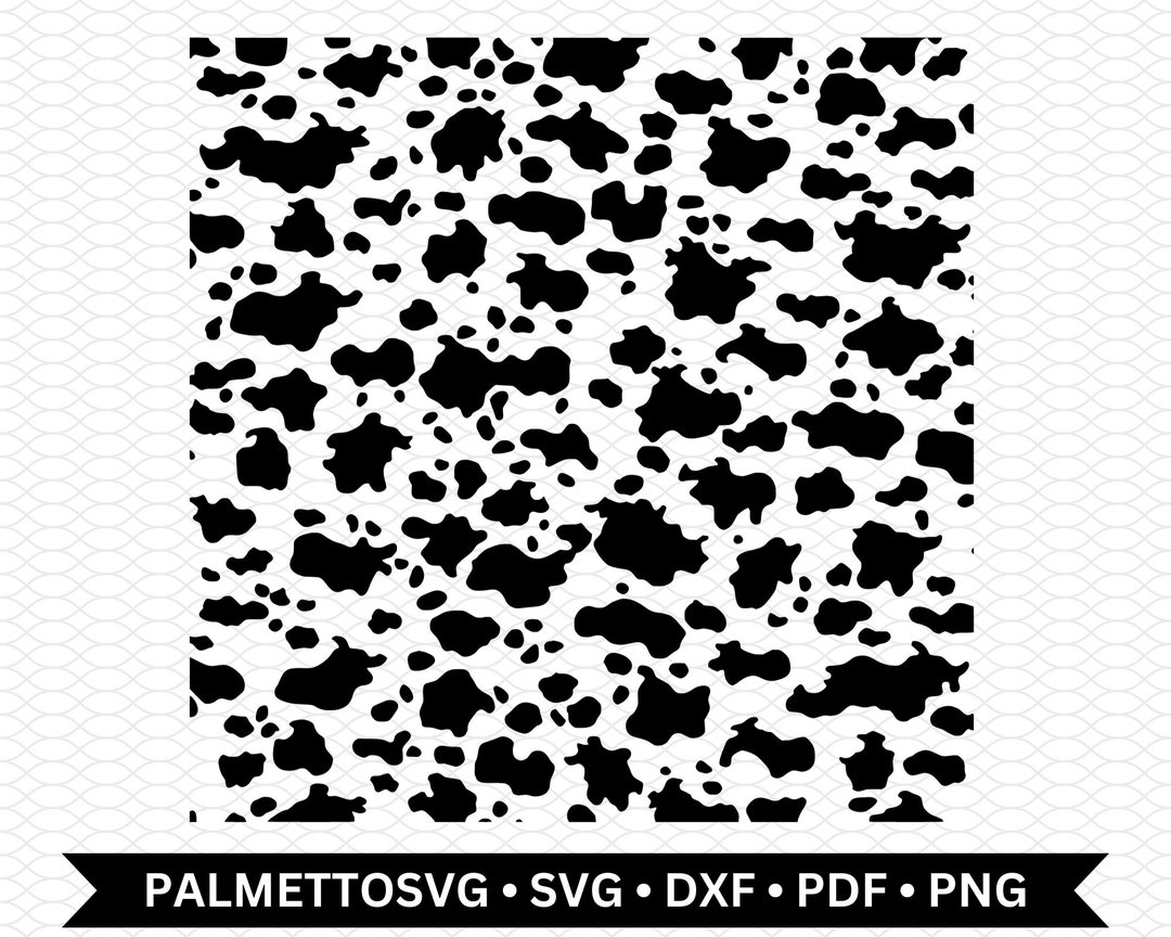 Cow Pattern Svg, Cow Pattern Dxf File, Cow Pattern Cut File, Cow ...