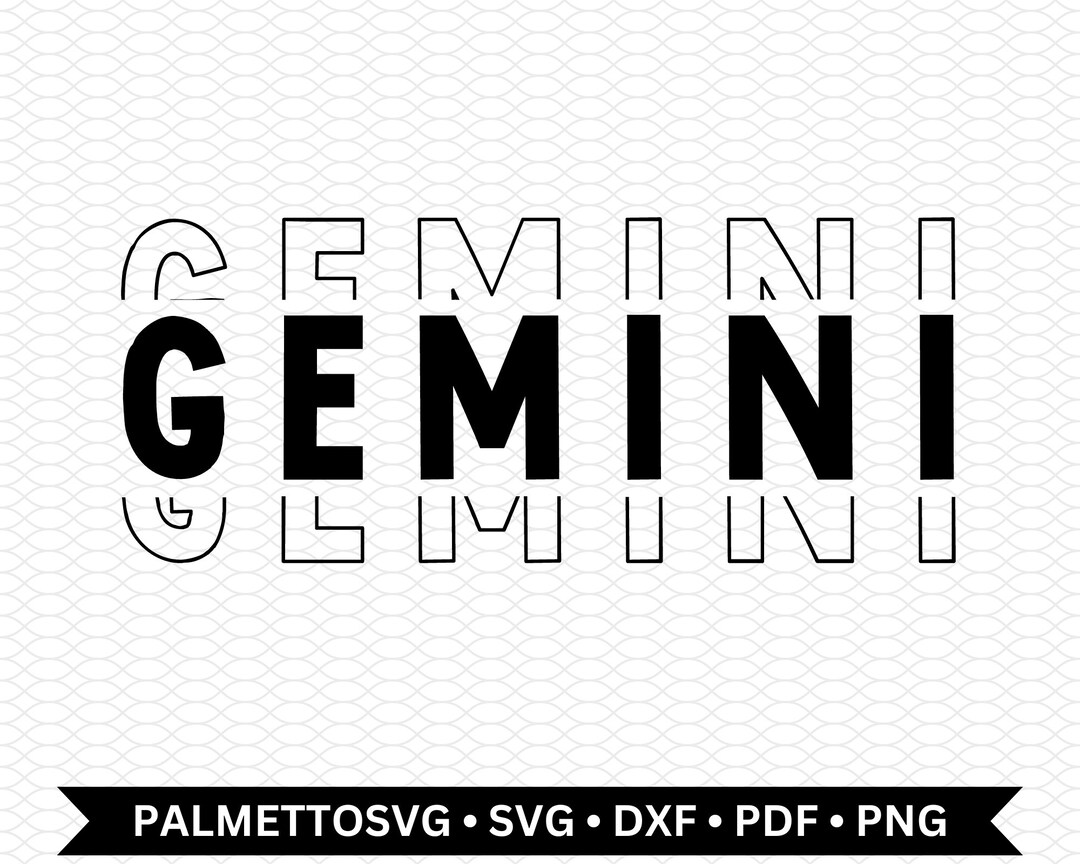 Gemini Svg, Astrology Svg, Gemini Dxf, Gemini Cut File, Gemini Clip Art ...