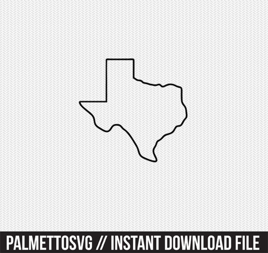 Texas Outline Svg Texas Svg Texas Clip Art Texas Cut File - Etsy Canada