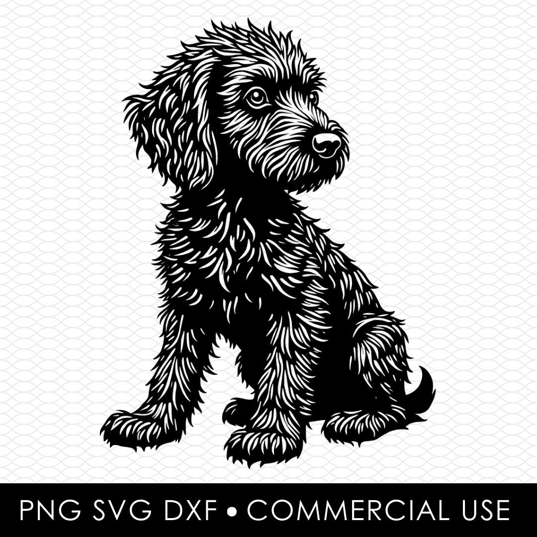 Labradoodle Svg Dxf Png, Laser Cut File, Sublimation Design, Svg Cut ...