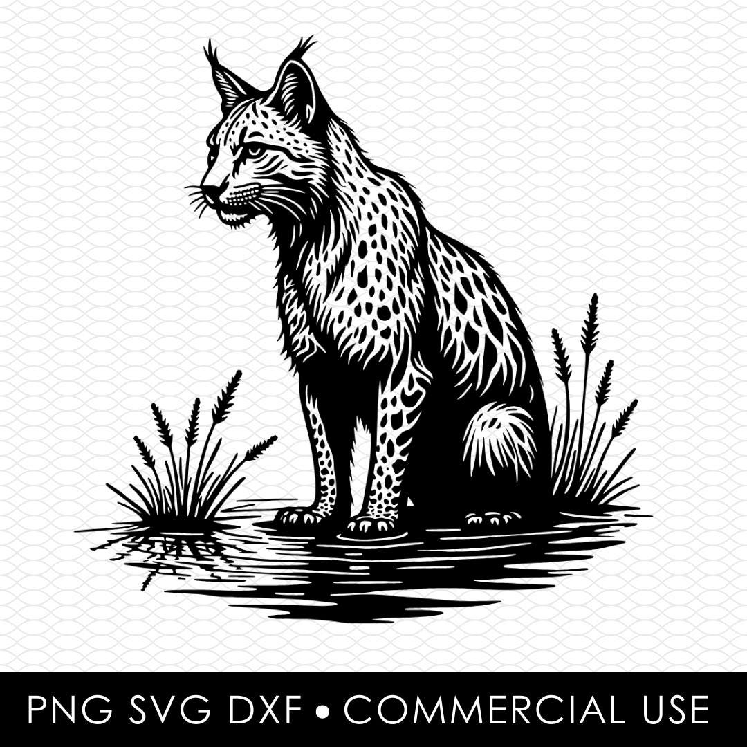 Bobcat Svg, Bobcat Png, Bobcat Cut File, Bobcat Dxf, Sublimation ...