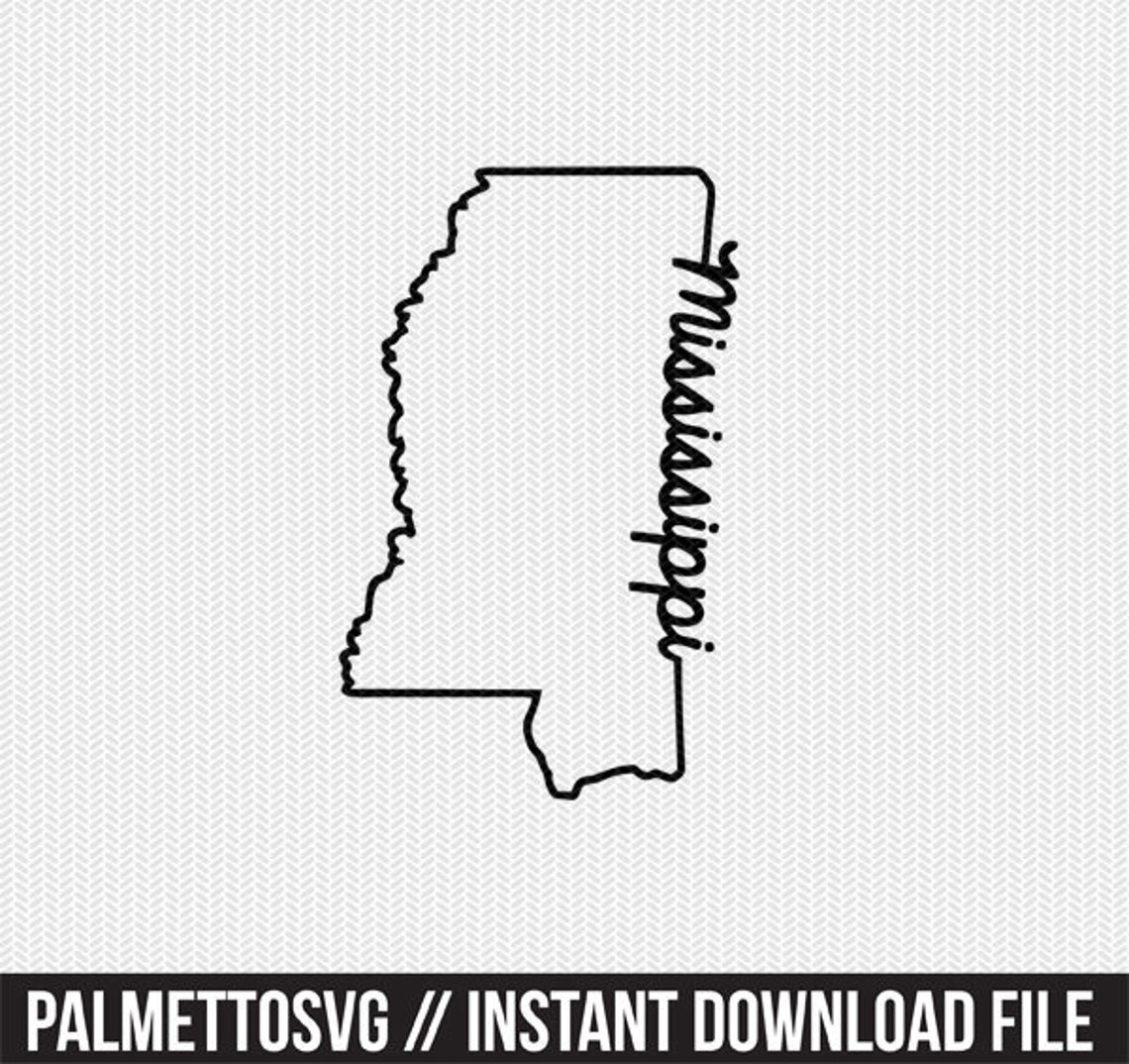 Mississippi Svg Dxf File Svg Files for Cricut Cut File - Etsy