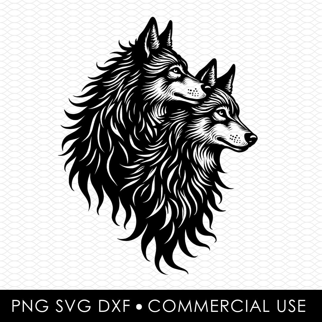 Wolf Svg, Wolf Png, Wolf Dxf, Wolf Cut File, Wolf Png Design, Wolf Dxf ...