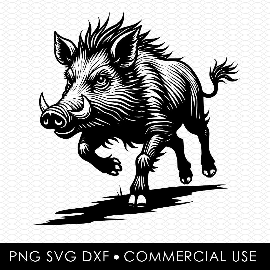 Boar Hunting Svg Dxf Png, Laser Cut File, Sublimation Design, Svg Cut ...