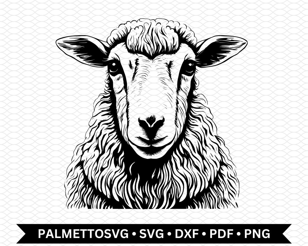 Sheep svg, sheep dxf file, sheep cut file, sheep png, sheep cut file ...