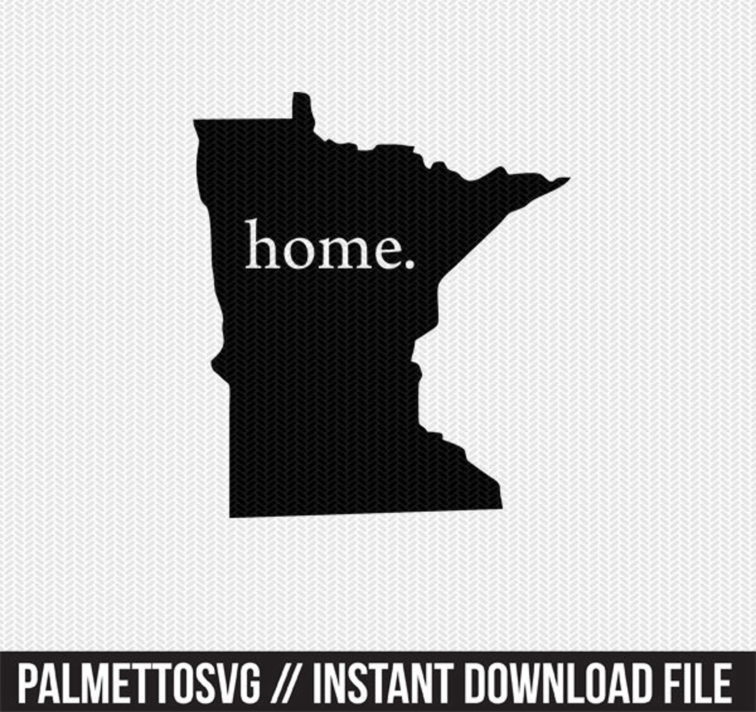 Minnesota Svg Minnesota Home Svg Minnesota Clip Art Dxf - Etsy