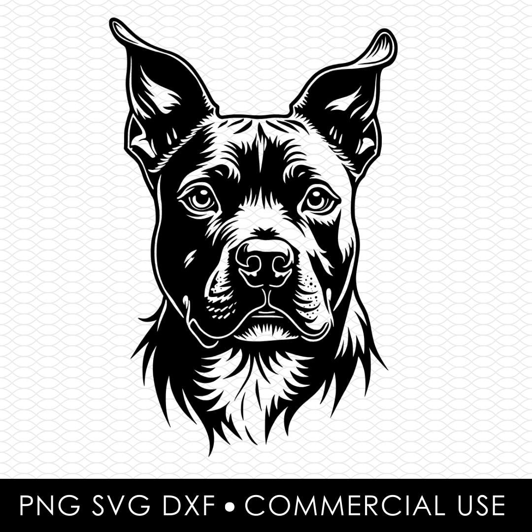 Pit Bull Svg, Pit Bull Png, Pit Bull Dxf, Sublimation Designs, Png ...