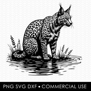 Bobcat Svg, Bobcat Png, Bobcat Cut File, Bobcat Dxf, Sublimation ...