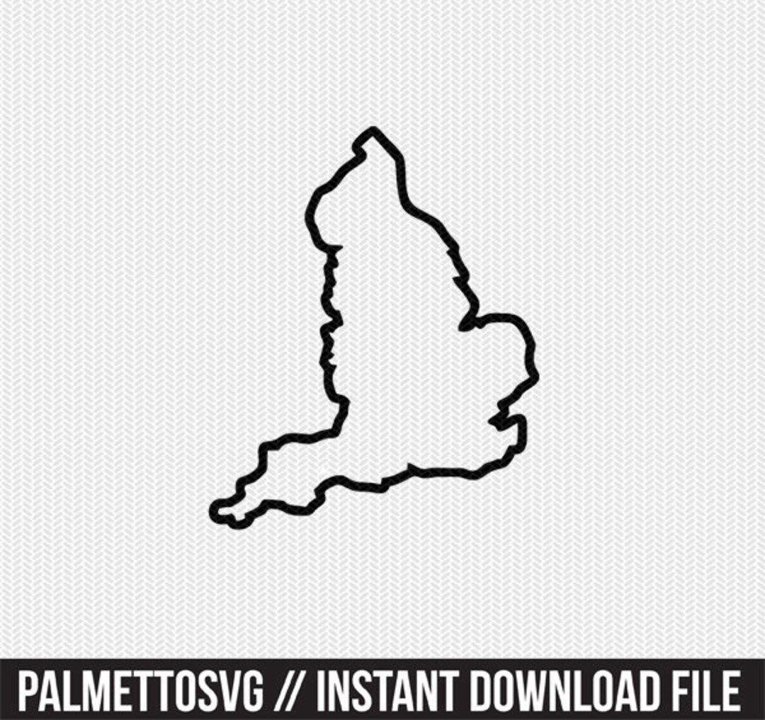 England Outline Svg England Svg England Clip Art England - Etsy Ireland