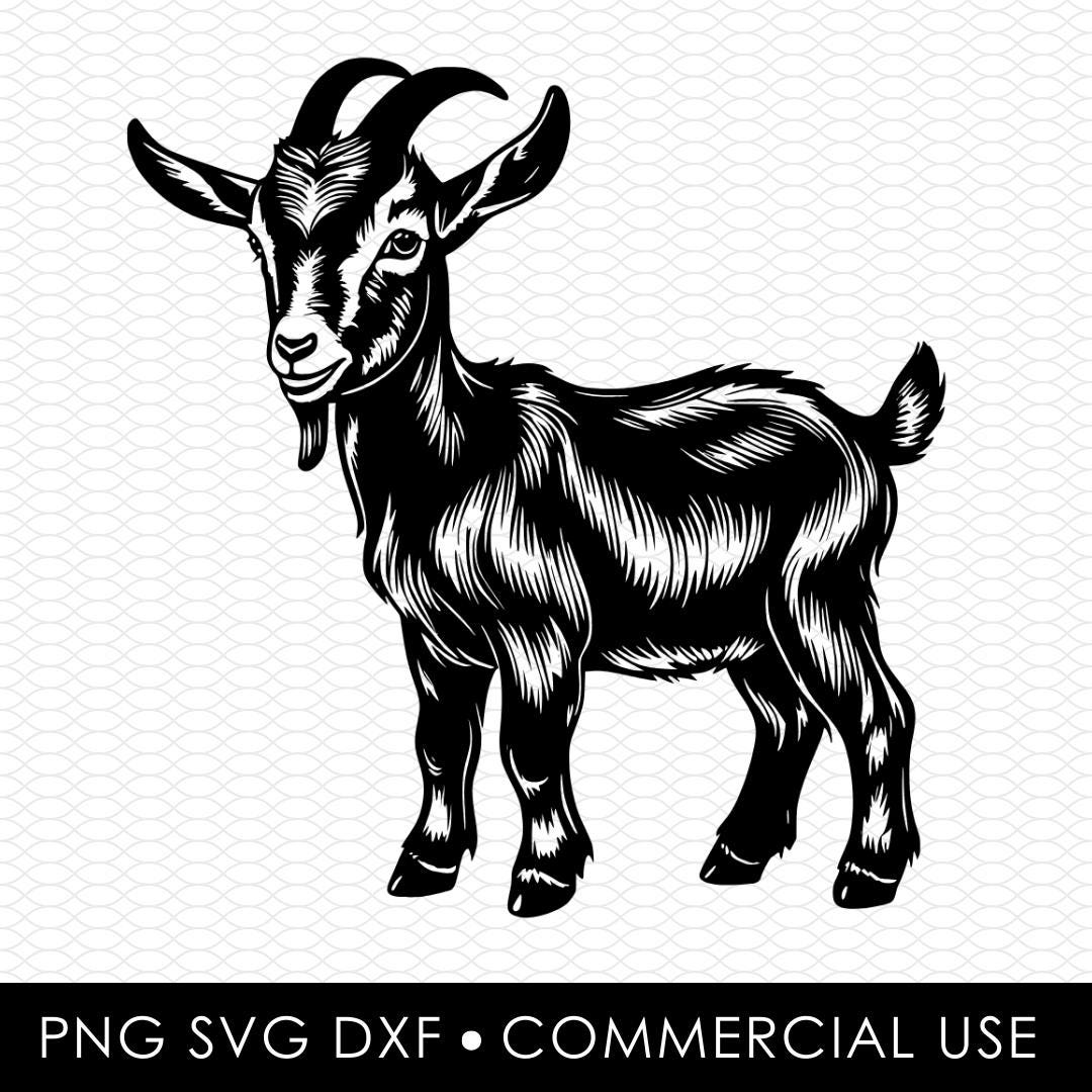 Goat Svg Png, Goat Svg, Goat Png, Goat Dxf, Goat Cut File, Sublimation ...