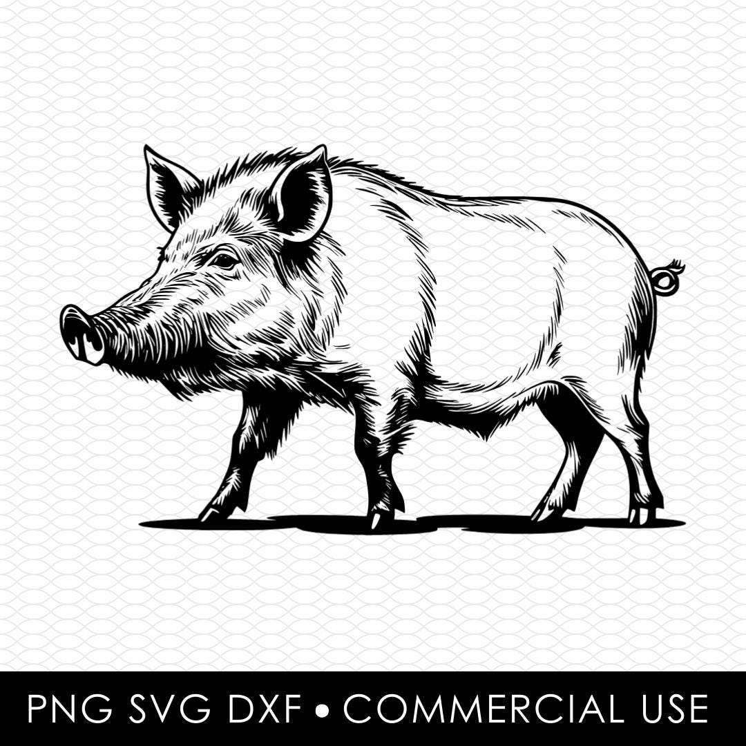 Boar Hunting Svg Dxf Png, Laser Cut File, Sublimation Design, Laser ...
