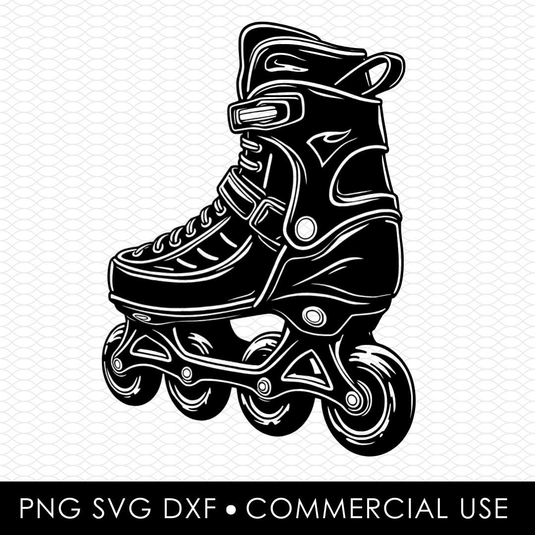Rollerblades Svg Dxf Png, Laser Cut File, Sublimation Design, Svg Cut ...