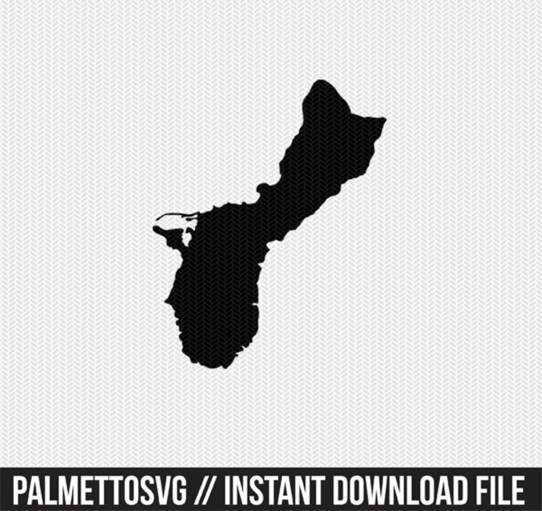 Guam Svg, Guam Clip Art, Guam Dxf, Guam Cut File, Dxf File, Svg Files ...