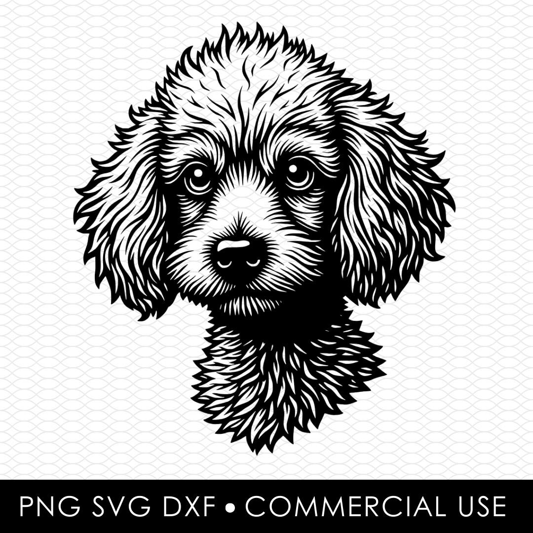 Pudel svg, Pudel png, Pudel dxf, Pudel Schnittdatei ...