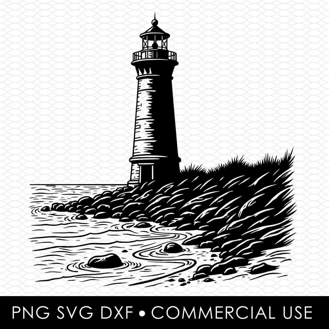 Lighthouse Svg, Lighthouse Png, Lighthouse Dxf, Sublimation Designs ...