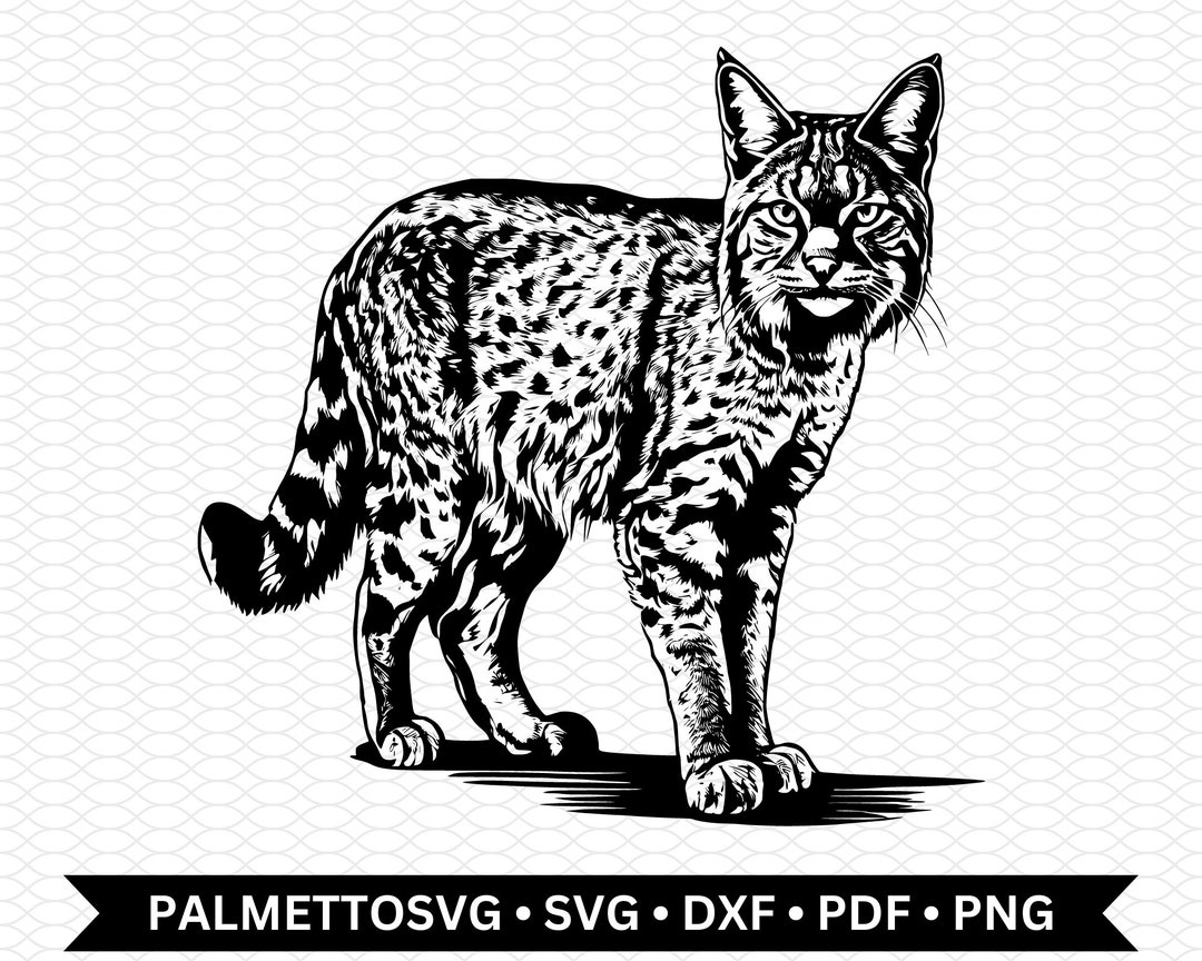 Bobcat Svg, Bobcat Dxf, Bobcat Cut File, Bobcat Clip Art, Bobcat Png ...