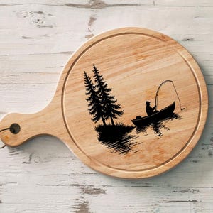 A Man Fishing Svg, Fishing Svg, Fishing Dxf File, Fishing Sublimation ...