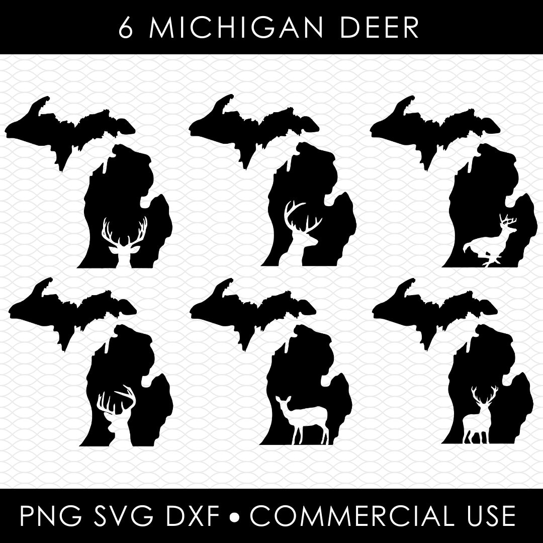 Michigan Deer Svg Png, Sublimation Designs, Png Designs, Svg Designs ...