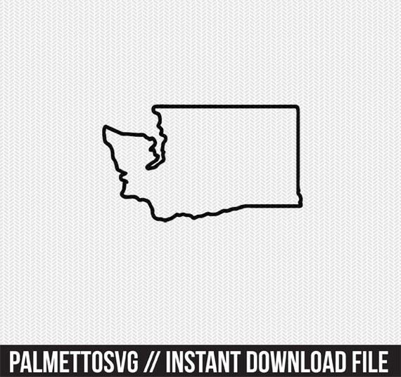 Art & Collectibles Clip Art 12 Designs Cameo Cricut Washington State ...