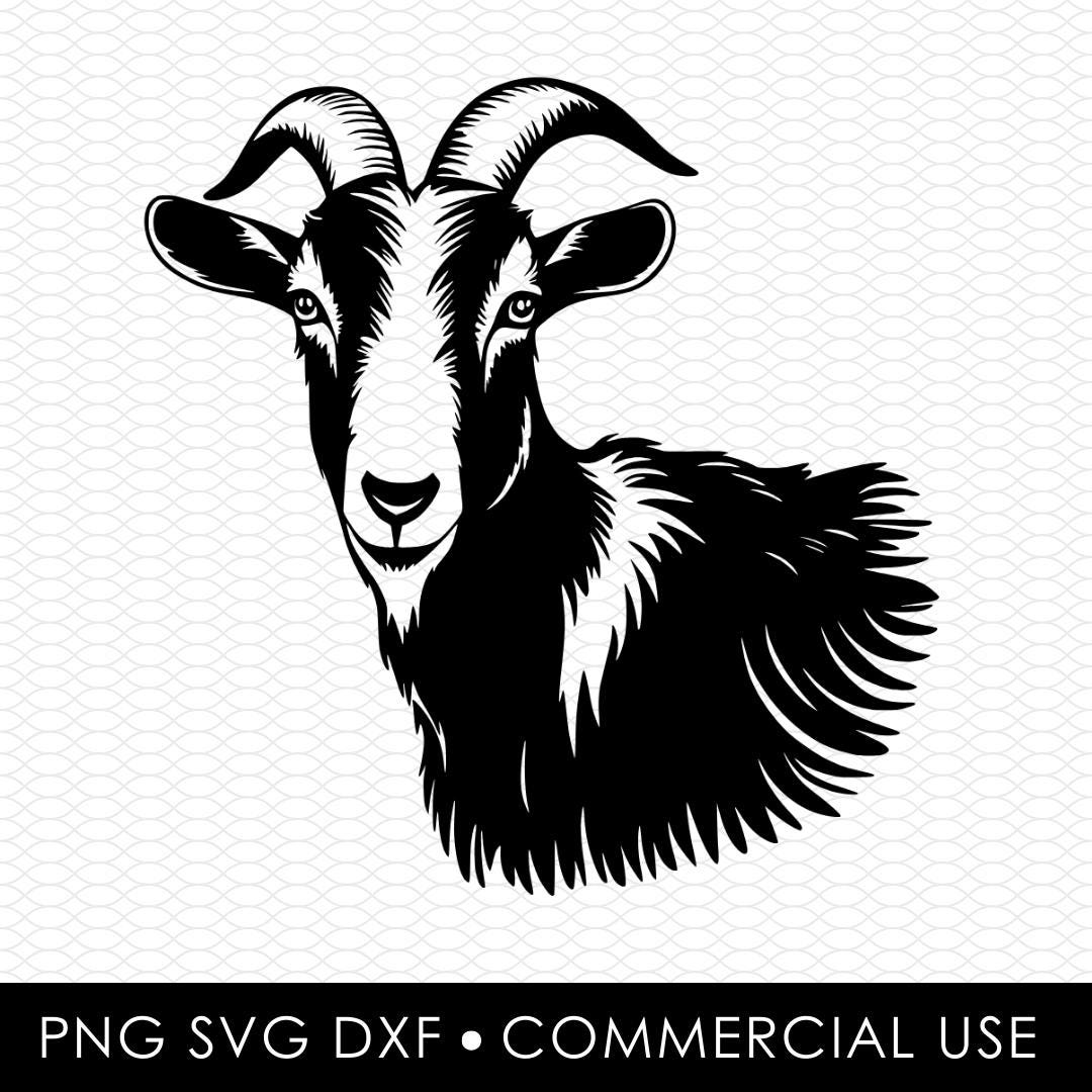 Goat Svg, Goat Dxf, Goat Png, Goat Dxf, Goat Cut File, Sublimation ...