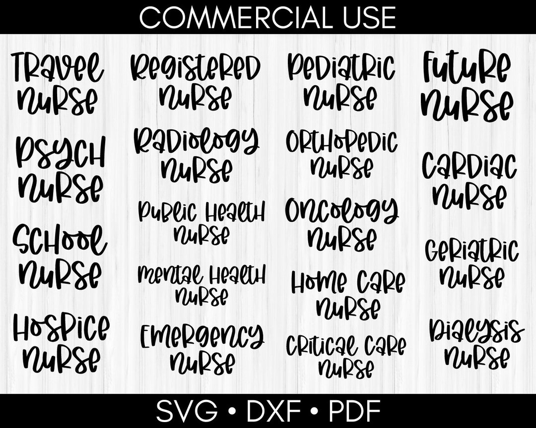 Nurse Svg Nurse Dxf Nurse Cut File Nursing Svg Nurse Svg - Etsy
