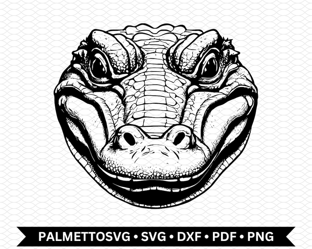 Alligator Svg, Alligator Dxf File, Alligator Cut File, Alligator Clip ...