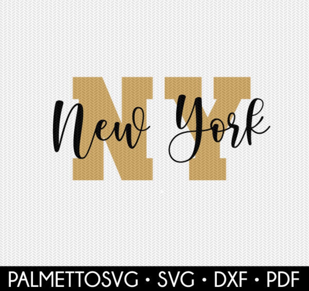 New York Svg New York Cut File New York Dxf File New York - Etsy