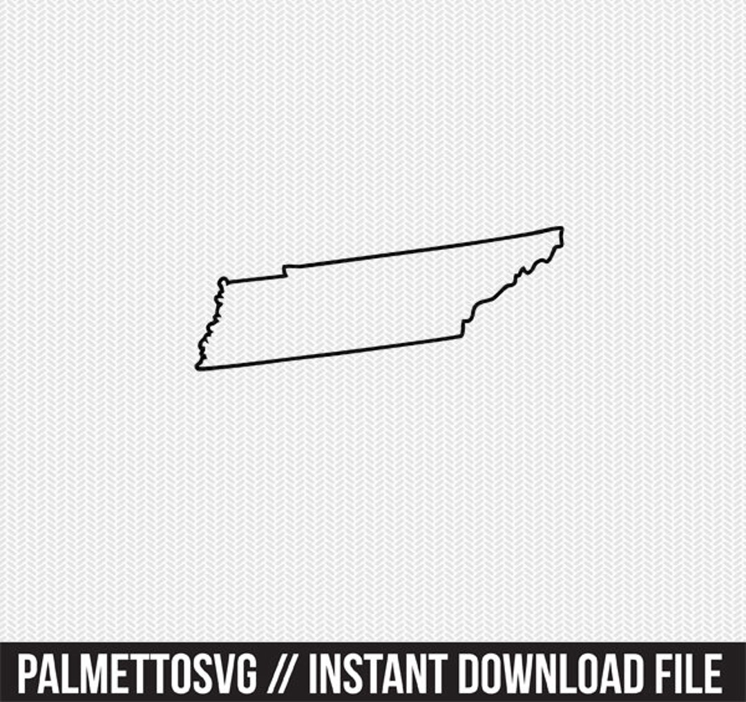 Tennessee Svg, Tennessee Outline Svg, Tennessee Dxf File, Svg Files for ...