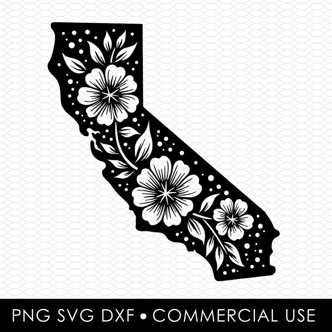 California Svg, California Png, California Dxf, Laser Cut Designs, Svg ...