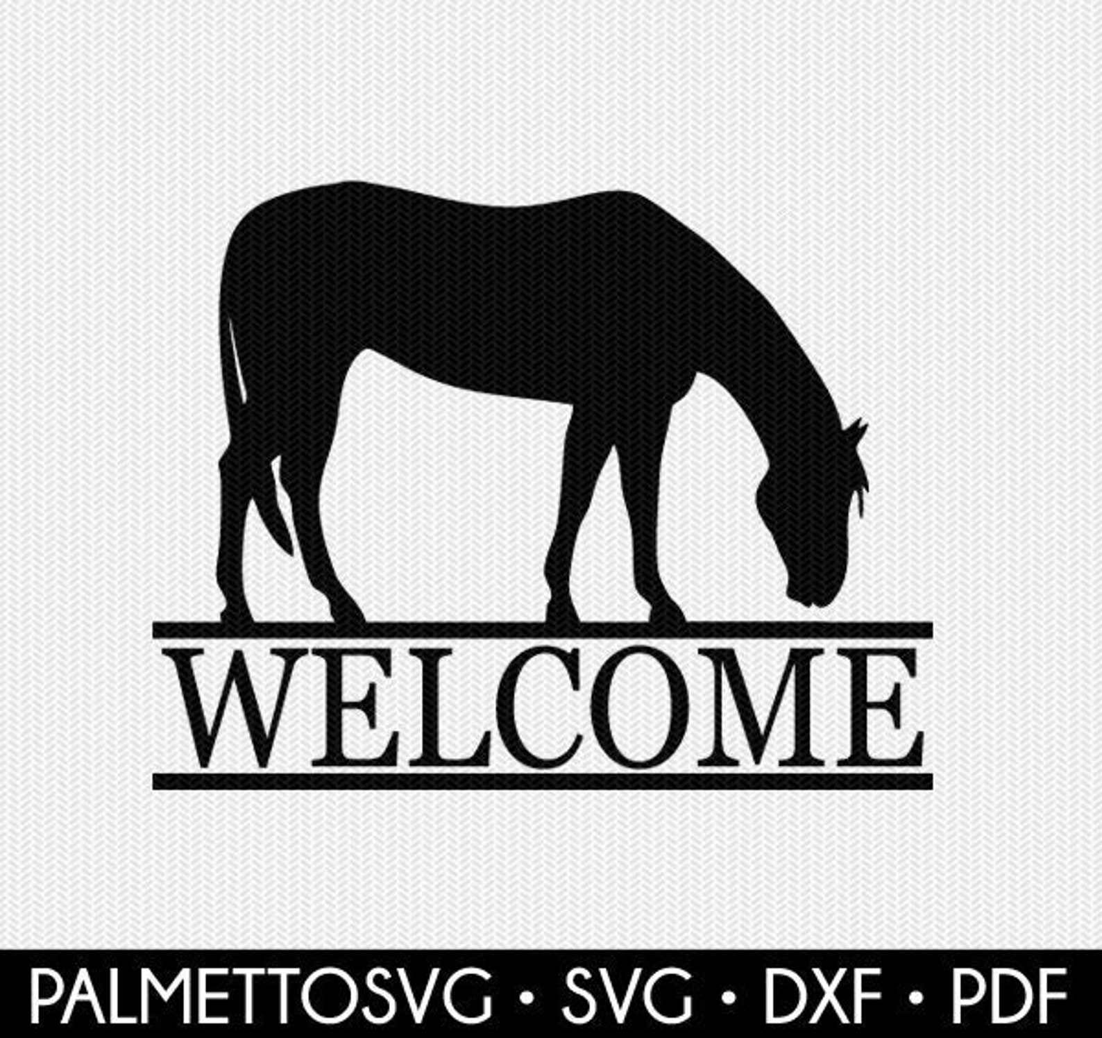 Welcome Svg Horse Svg Horse Dxf Welcome Dxf Welcome Sign - Etsy