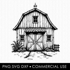 Barn Svg, Barn Png, Barn Dxf, Barn Cut File, Svg Designs, Laser Cut ...